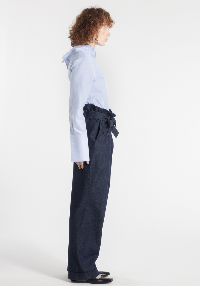 Pantalon large KURO jean - Okada Paris