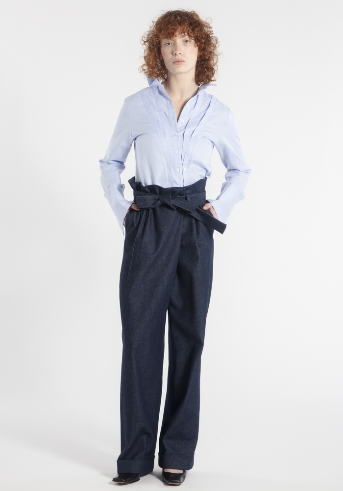 Pantalon large KURO jean - Okada Paris