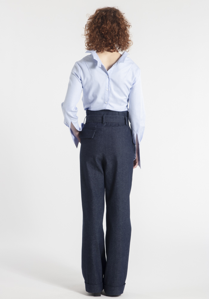 Pantalon large KURO jean - Okada Paris