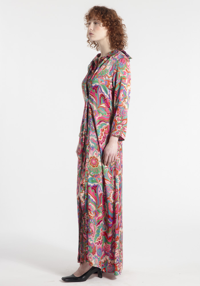 Robe soirée MONONOKE imprimé - Okada Paris