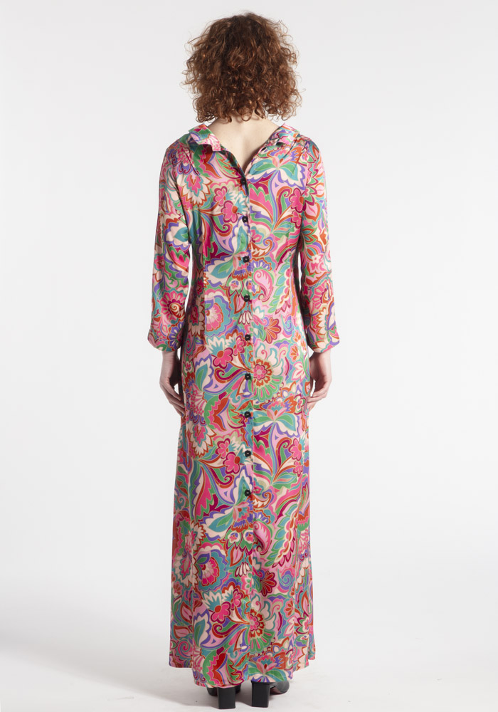 Robe soirée MONONOKE imprimé - Okada Paris